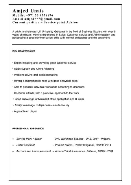 Emily Semple CV | PDF