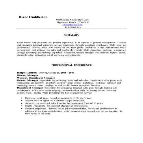 Diane resume copy #7 | DOCX