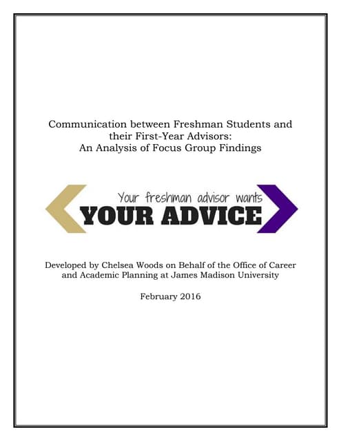 Focus Group Report Template | PDF