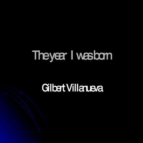 The Year Of 1995 | PPT