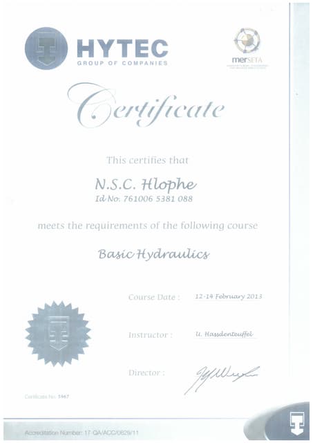 SETA Certificate | PDF