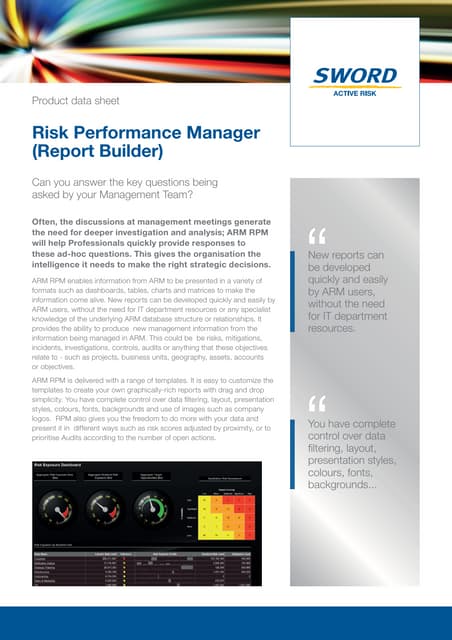 ARM-Active-Risk-Manager-Brochure | PDF | Operating Systems | Computer ...