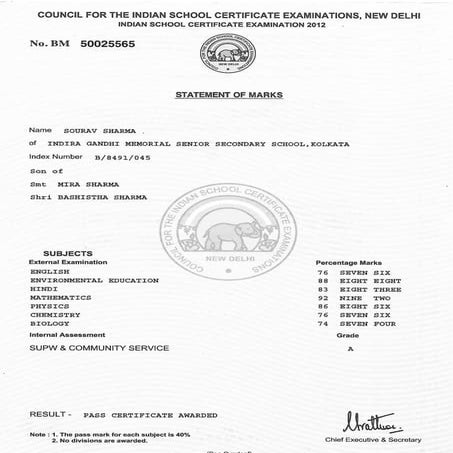 12th marksheet | PDF | Student Financial Aid | Financial Assistance