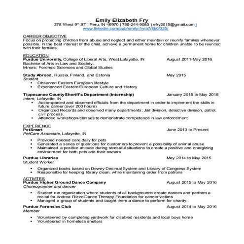 Emily Ross Resume | DOCX