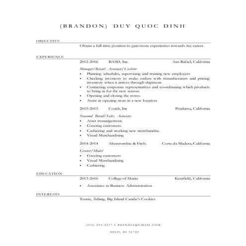 Brandon's resume | DOCX