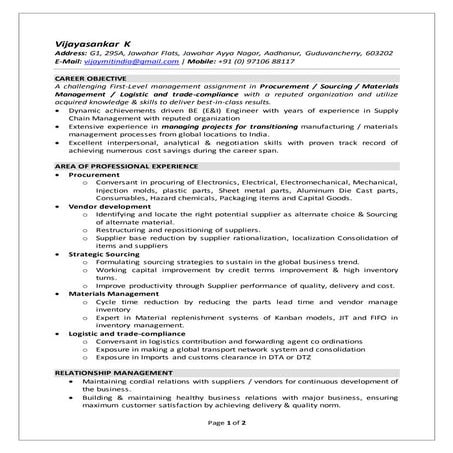 Ramkumar -Resume 2016 | PDF