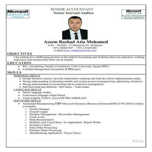 Assem CV | PDF