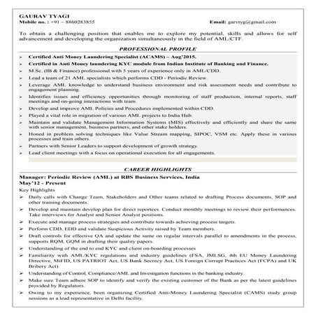 Resume_Gaurav | PDF