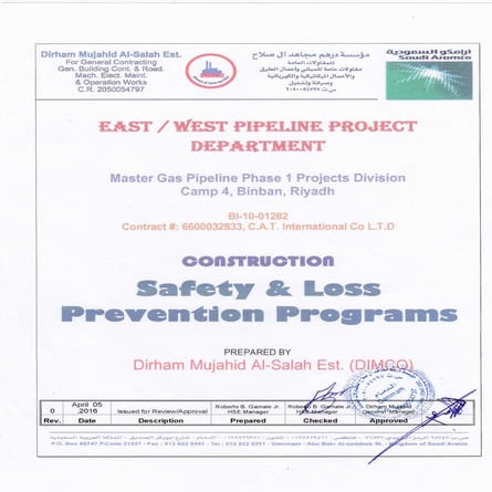 Safety & Loss Prevention Programs | PDF