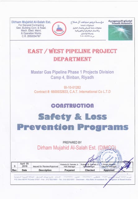 Saudi Aramco Engineering Procedures (SAEP)1 | PDF | Civil Engineering ...