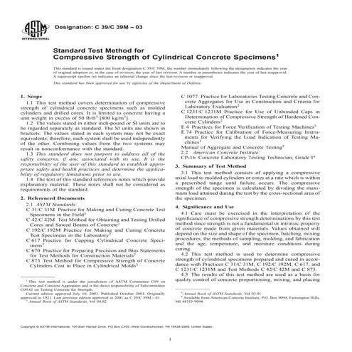 Astm d2938 unconfined compressive strength