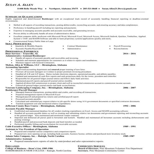 Susan Resume 2017 | DOC