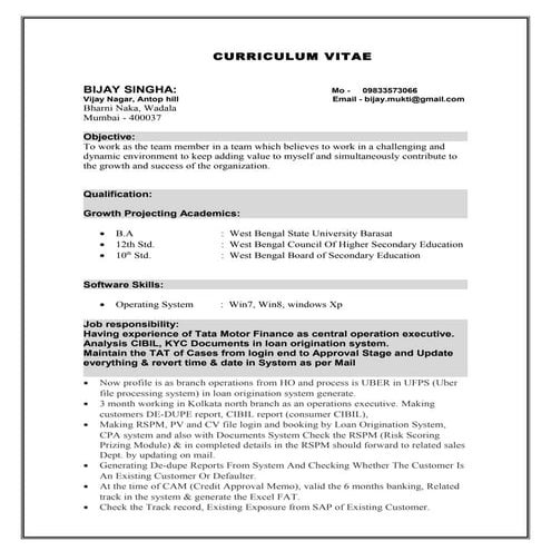 Bijay_circulam vitae | DOC