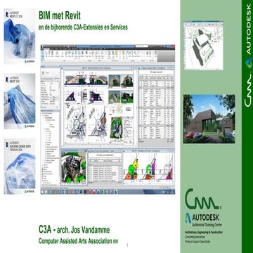 C3A - Revit 2016 infosessie | PDF