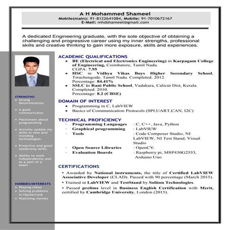 A H Mohammed Shameel_Embedded | PDF