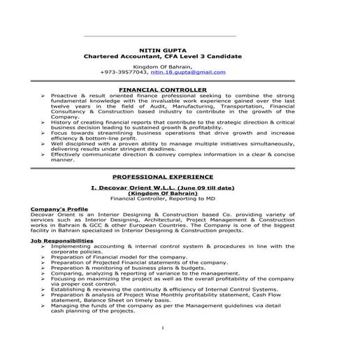 Nitin Gupta_CV | DOC