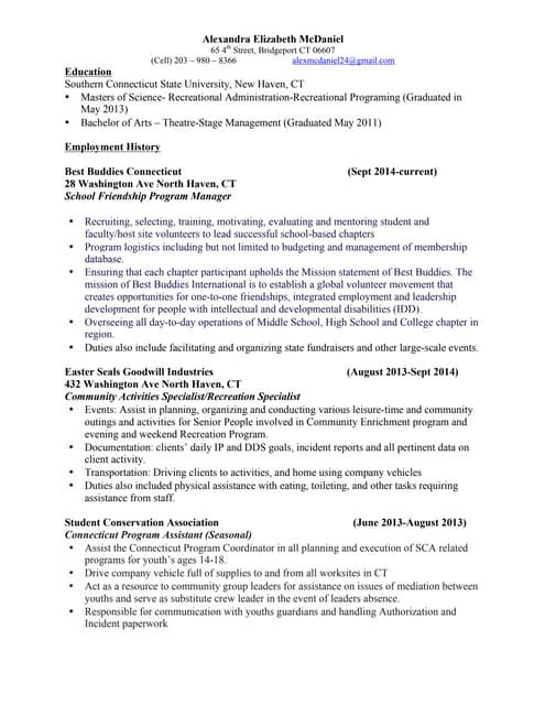 Hunter Resume Complete | DOC | College Education | Education