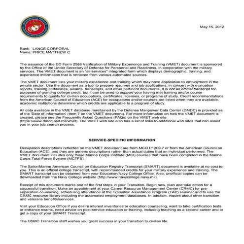 DD-2586 | PDF | Educational Assessment | Education