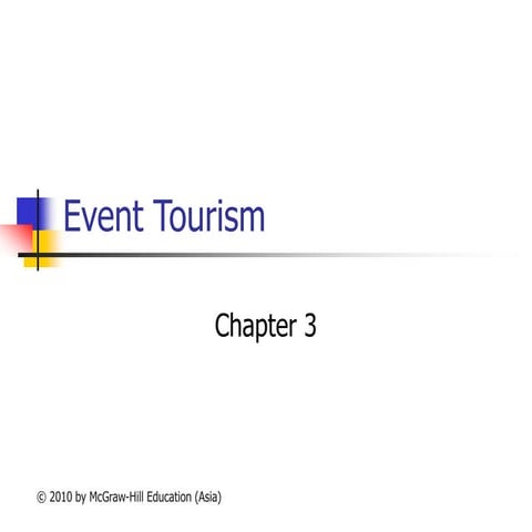 Event tourism in event management course | PPT