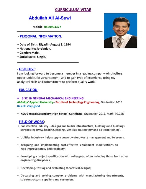 CV Ahmed Elsamman | PDF