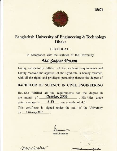 Educational certificate diploma engineering jashim | PDF