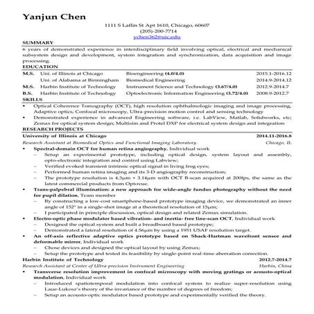 Yanjun Chen_1017_English Version | PDF