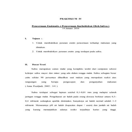 Praktikum iv enzimatis ( http://arisnagan.blogspot.co.id ) | DOCX