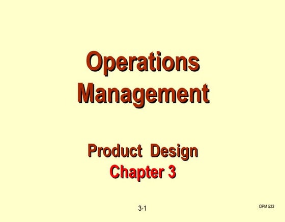 Chapter 5 design_of_goods_and_services | PDF
