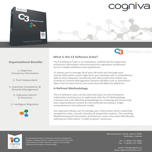 Cogniva's C3 Software Full Features | PDF