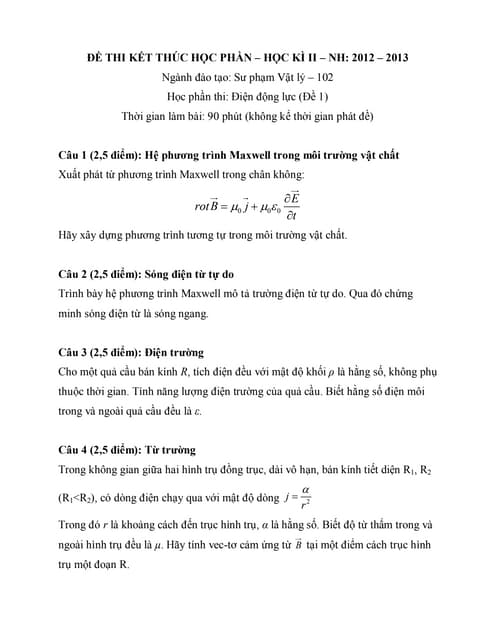 Giáo dục học đại cương HK2 12-13 | PDF