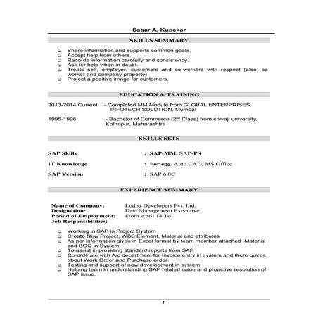 MM-Sagar CV_16 | DOC