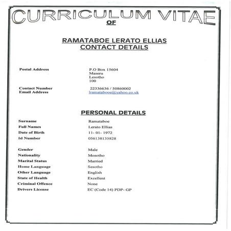 CV + Certificates | PDF