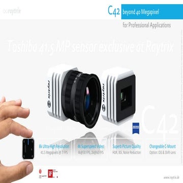 RaytrixC42WithToshibaSensor41MegapixelCam | PPT