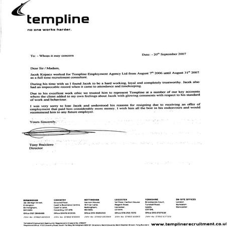 Templine reference | PDF