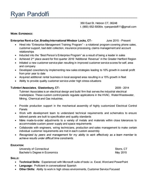 Ryan Pandolfi presentations