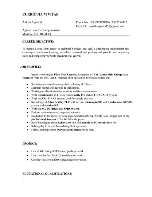 RANA WAQAR CV Karachi Updated 2016 | PDF