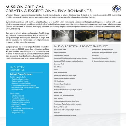 Jacobs Mission Critical | PDF
