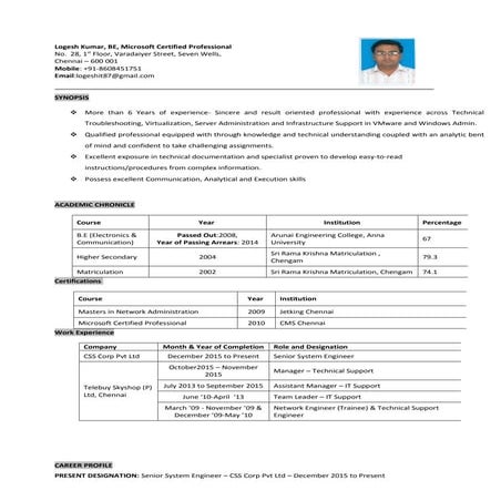 Logesh-Resume-Updated | DOC