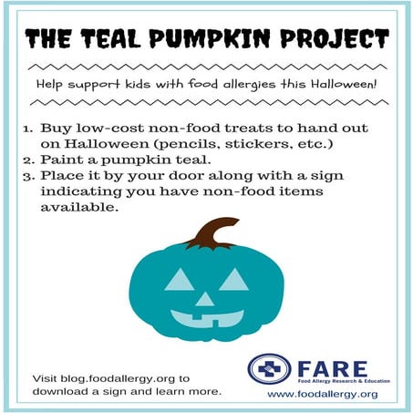 Teal Pumpkin Flyer | PDF