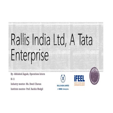 Abhishek Tata Rallis | PPT