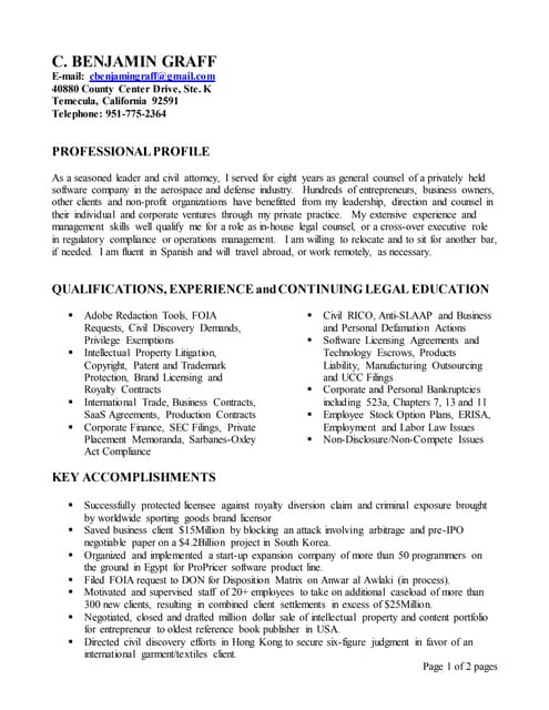 Benjamin Graff presentations