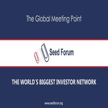 [OSF] Seed Forum Global EBAN | PPTX