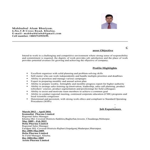 CV Mahbub | DOC