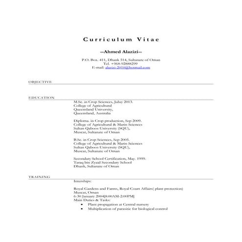 CV Oussama Hedhili (EN) | PDF