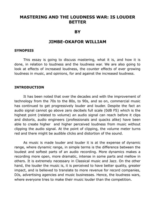 Elements of music dynamics | PPTX