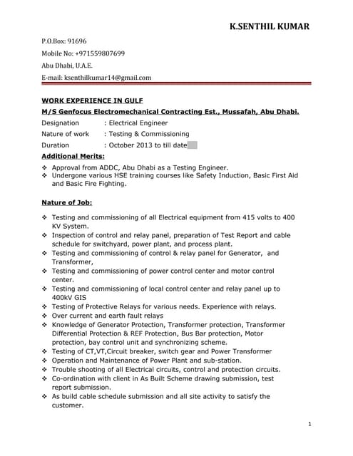 Benny Fisher's Resume 2 | PDF