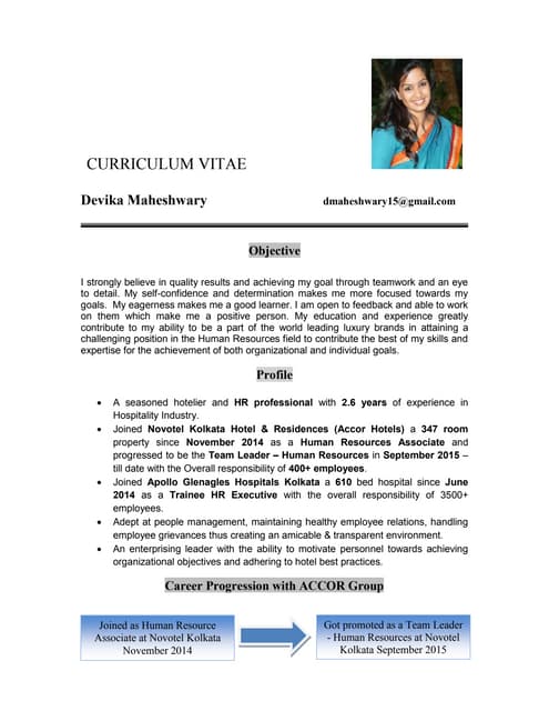 Pavan cv latest | DOC | Human Resources | Business