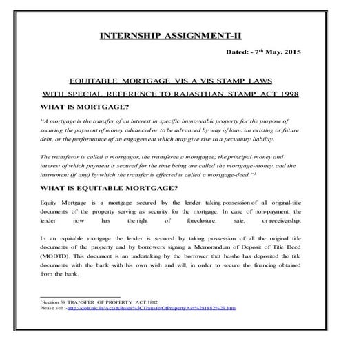 INTERNSHIP ASSIGNMENT II Sahil Sharma | DOCX