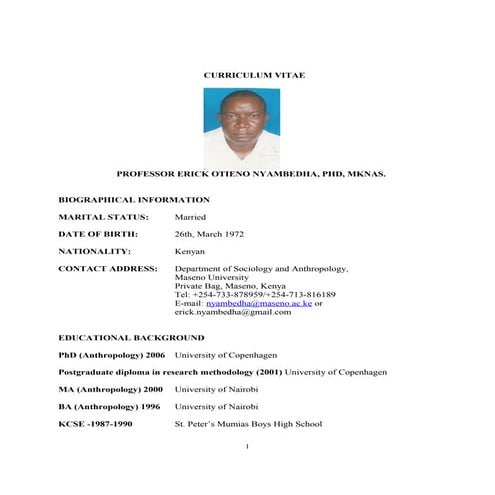Nyambedha C.V 17022016 | DOC
