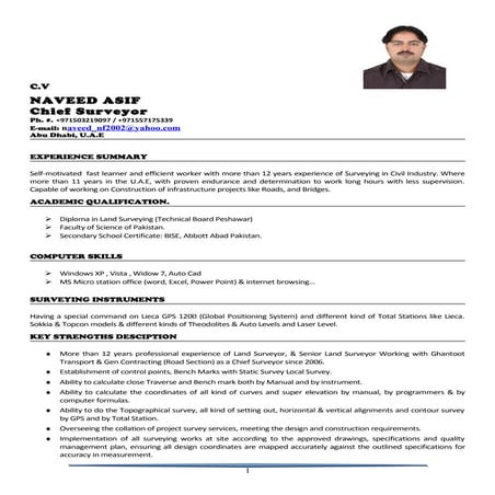 Naveed Asif C.V Updated | PDF